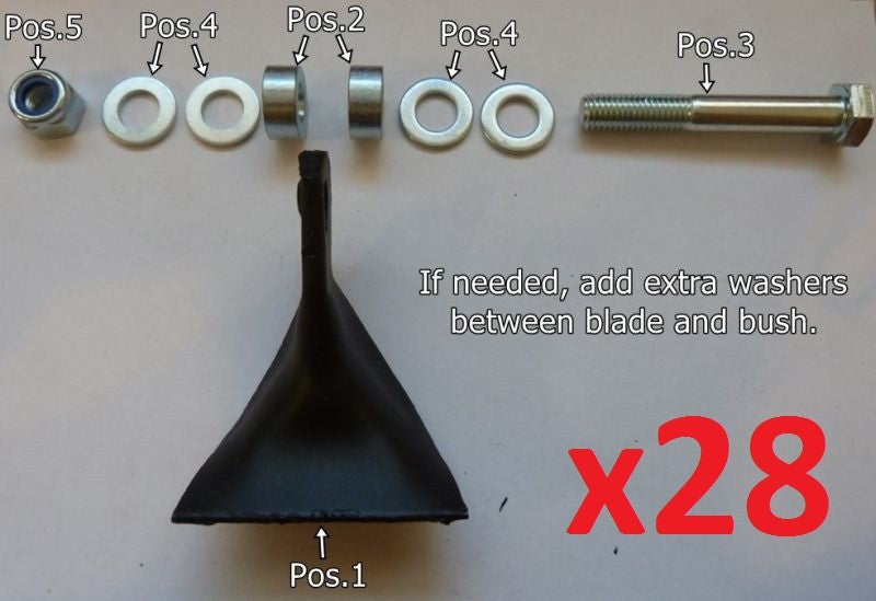 Hammer blades: ( Complete set ) – Quadfactors kells
